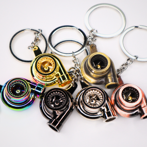Turbo Keyring with Spinning Turbine – Choose from 6 Colours — Emerald ...