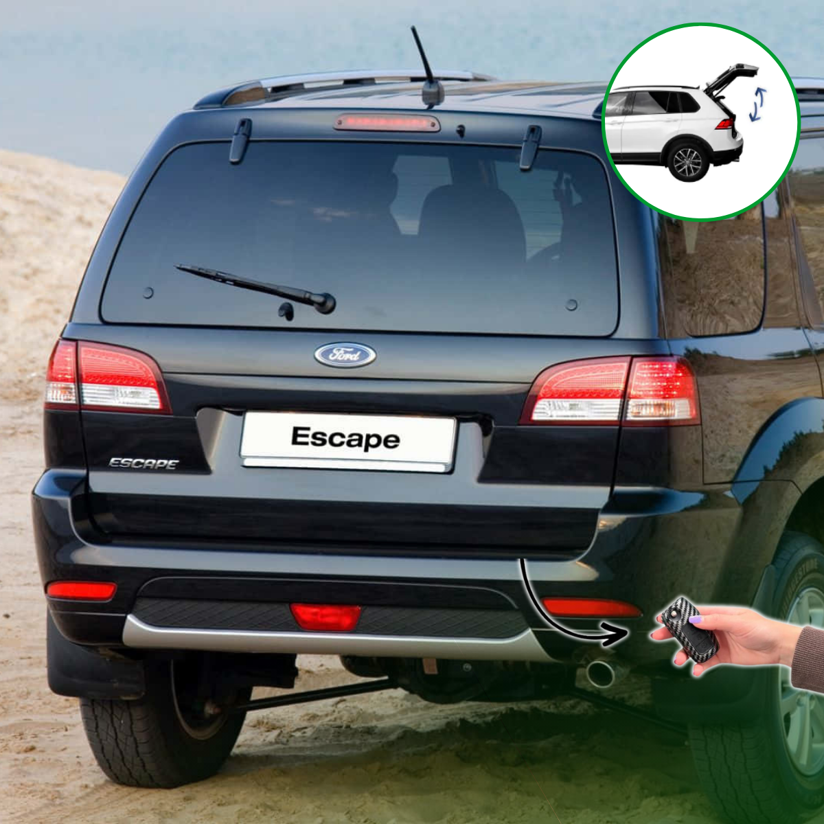 Ford Escape Electric Power Tailgate — Emerald Struts