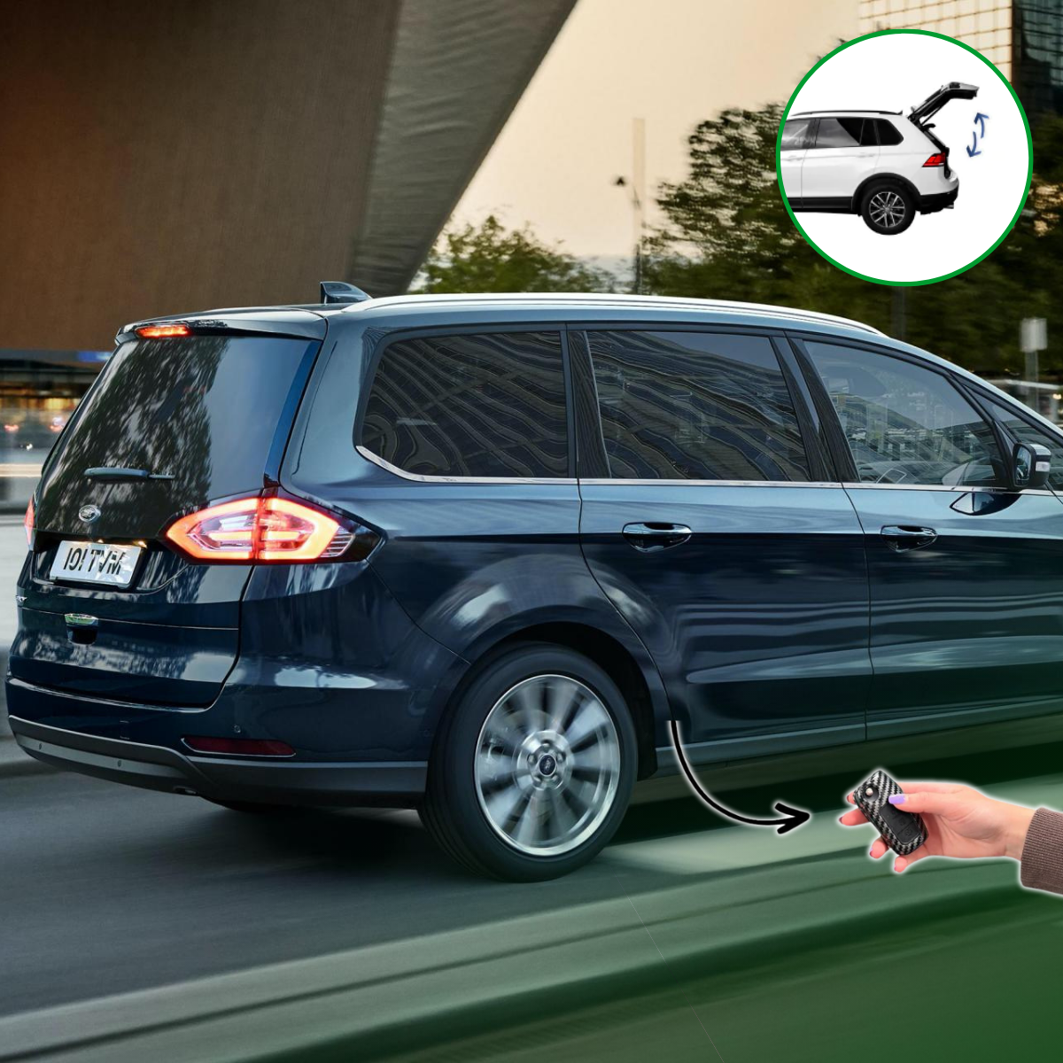 Ford Galaxy Electric Power Tailgate | Upgrade Your Ford — Emerald Struts