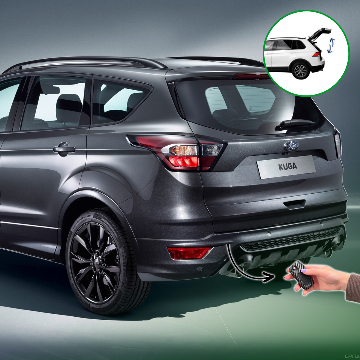 Ford Kuga Electric Power Tailgate | Upgrade Your Ford — Emerald Struts