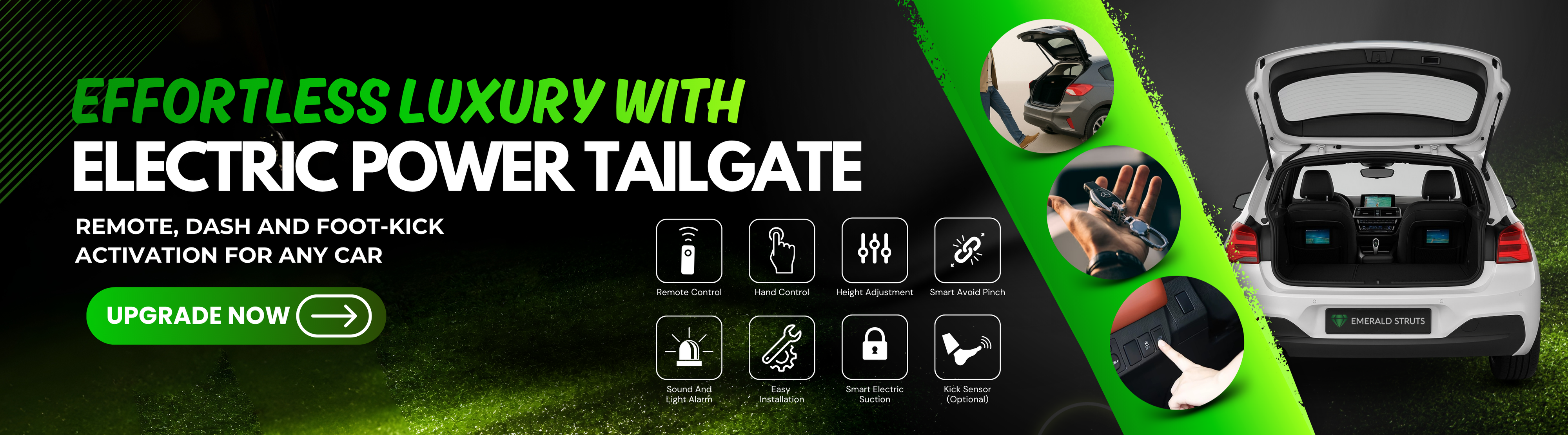 Emerald Struts - Open Your Car Boot Automatically!