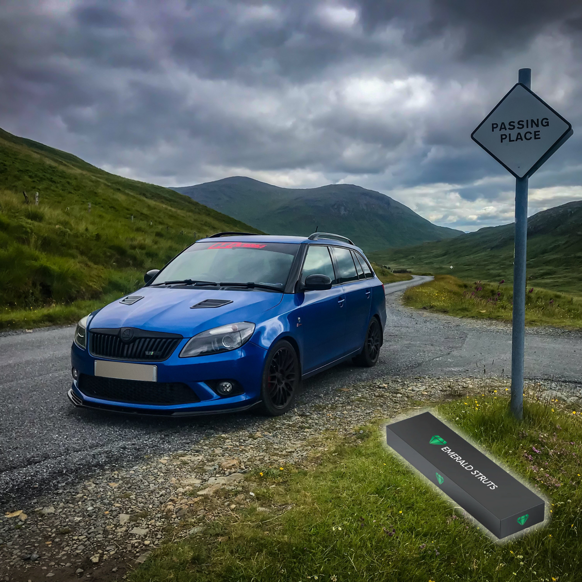 Skoda Fabia MK2 Estate Automatic Boot Struts — Emerald Struts