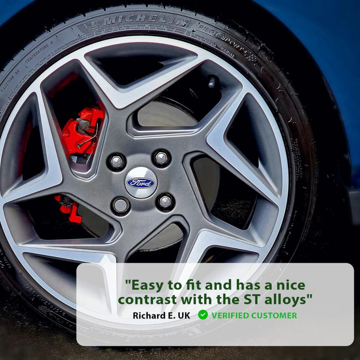Ford Hub Cap Badge Covers — Emerald Struts