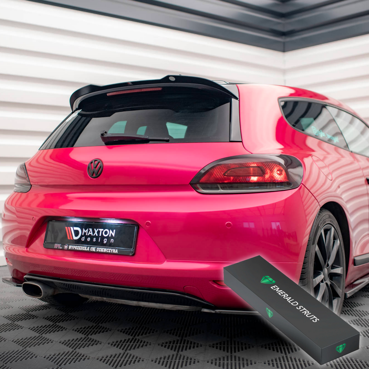 VW Scirocco MK3 Automatic Boot Struts — Emerald Struts