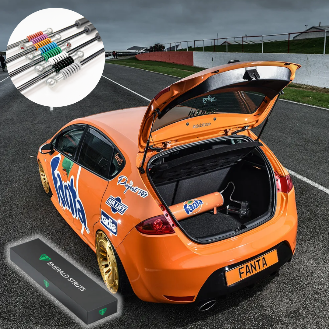 Seat Leon MK2 Automatic Boot Struts — Emerald Struts