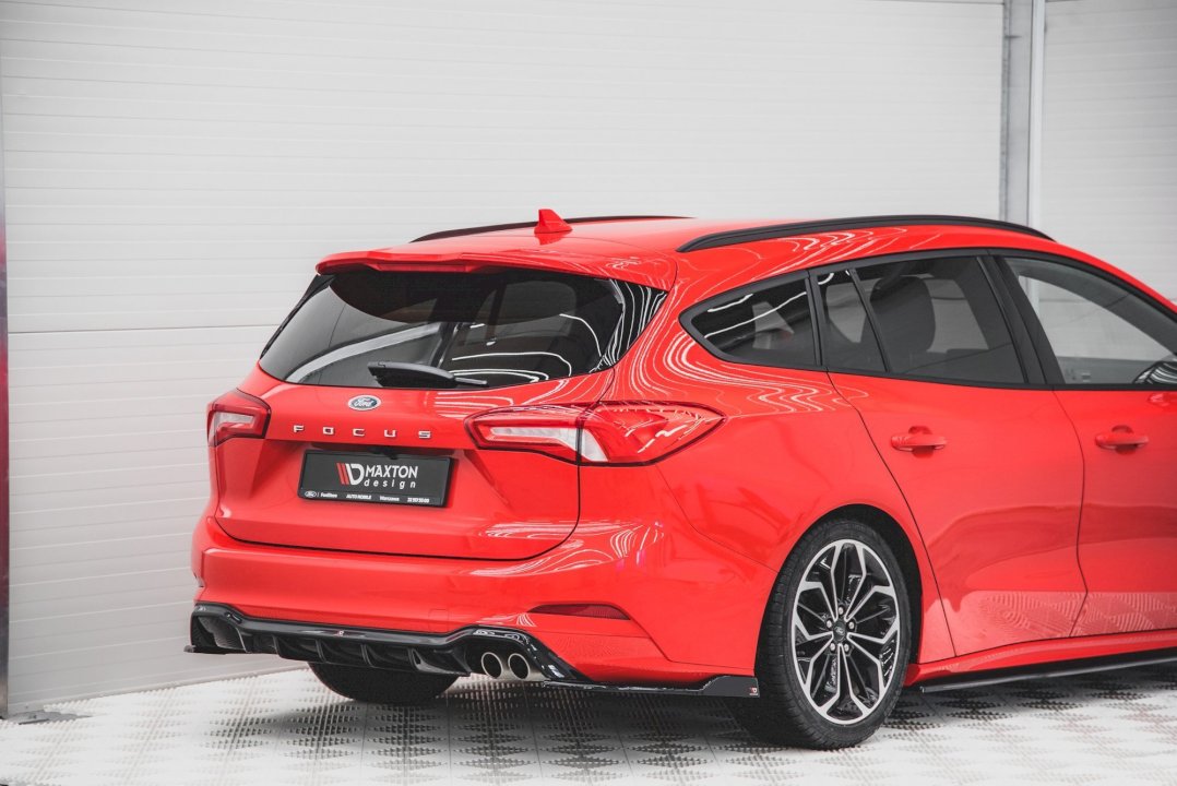 REAR SIDE SPLITTERS V4 FORD FOCUS ST-LINE ESTATE MK4 (2018-) — Emerald ...