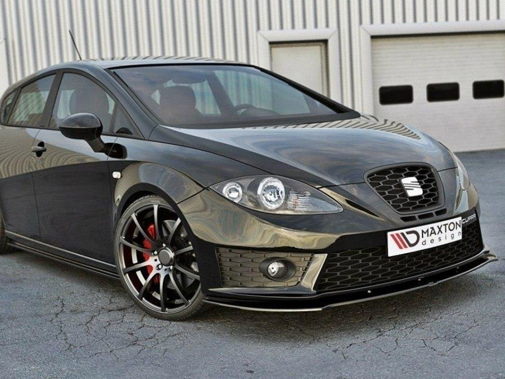 FRONT SPLITTER V.1 SEAT LEON MK2 CUPRA FR (FACELIFT) — Emerald Struts