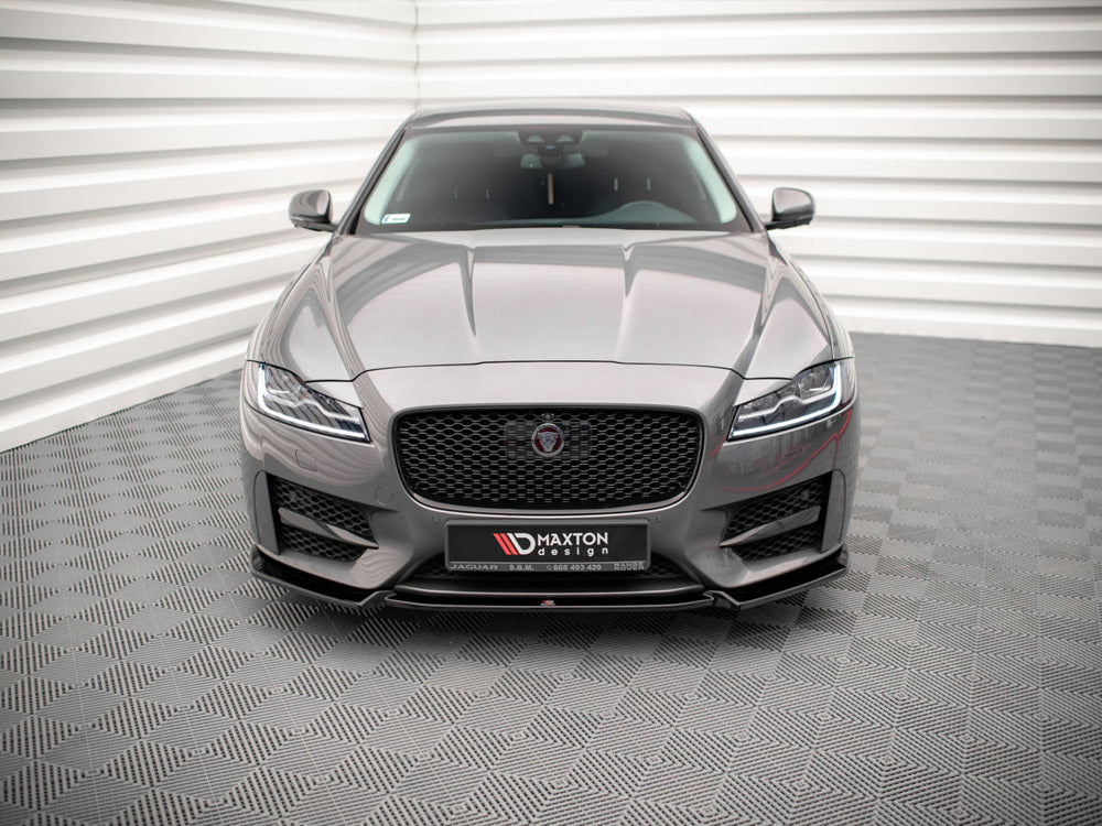 FRONT SPLITTER V.2 JAGUAR XF R-SPORT MK2 (2015-2020) — Emerald Struts