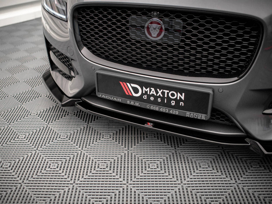 FRONT SPLITTER V.2 JAGUAR XF R-SPORT MK2 (2015-2020) — Emerald Struts