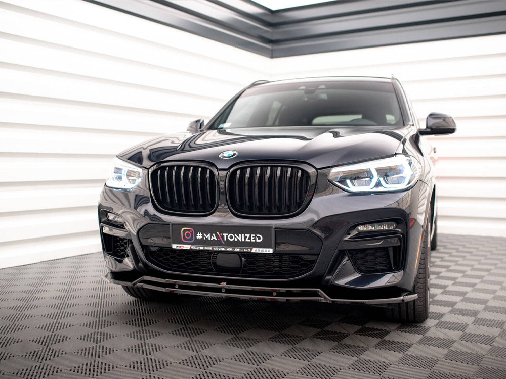 FRONT SPLITTER V.1 FOR BMW X3 M40D / M40I / M-PACK G01 — Emerald Struts