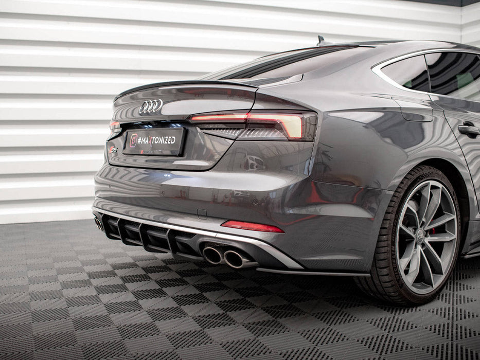 STREET PRO REAR DIFFUSER AUDI S5 COUPE / SPORTBACK F5 — Emerald Struts