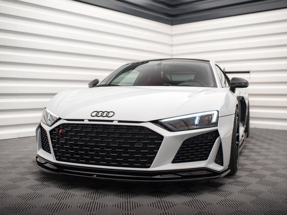 FRONT SPLITTER V.2 AUDI R8 MK2 FACELIFT — Emerald Struts