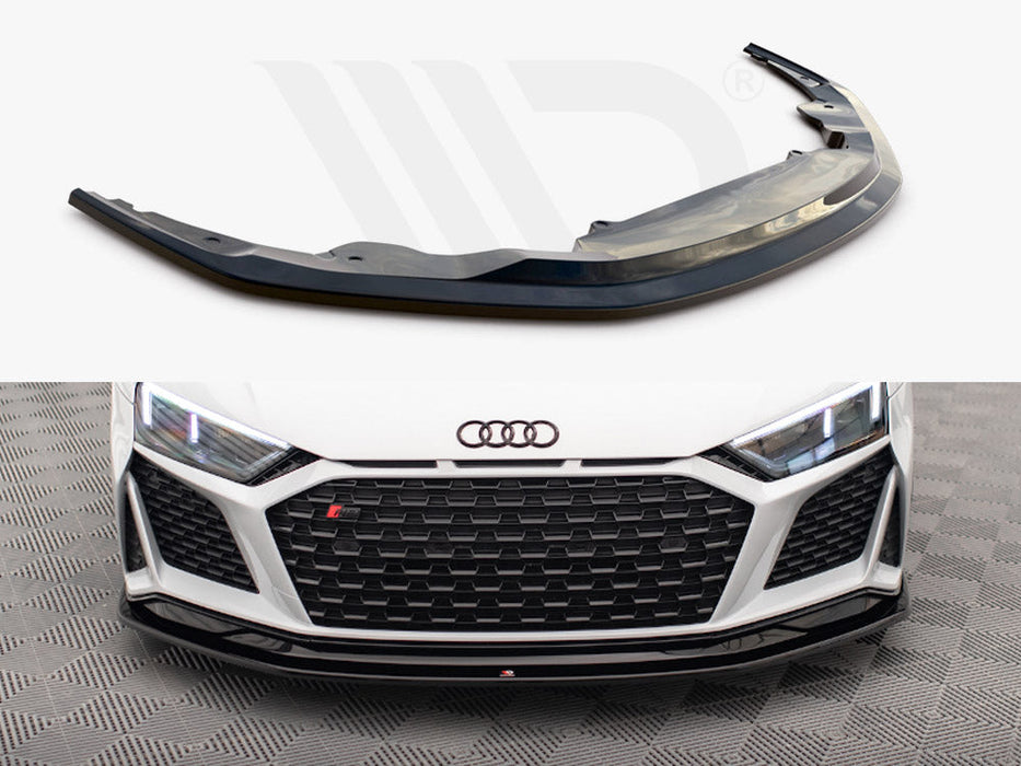 FRONT SPLITTER V.2 AUDI R8 MK2 FACELIFT — Emerald Struts