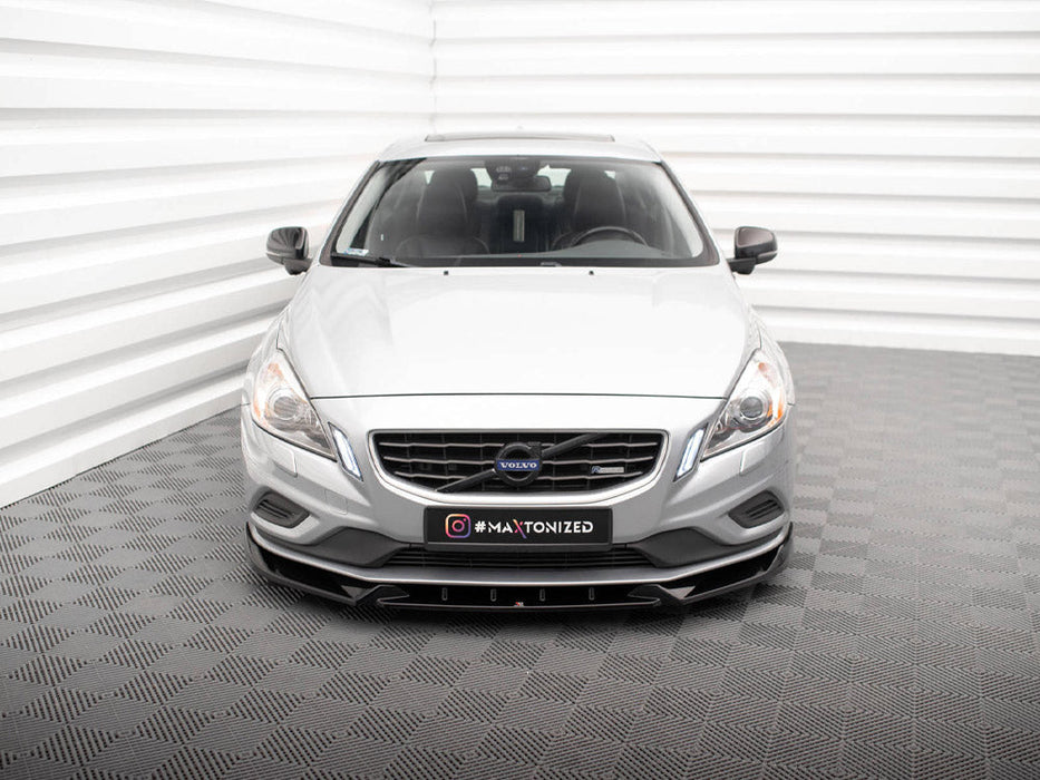 FRONT SPLITTER FRONT SPLITTER V.1 VOLVO S60 R-DESIGN MK2 — Emerald Struts
