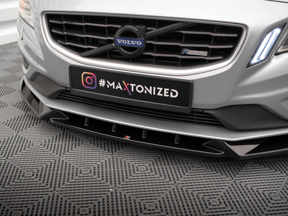 FRONT SPLITTER FRONT SPLITTER V.1 VOLVO S60 R-DESIGN MK2 — Emerald Struts